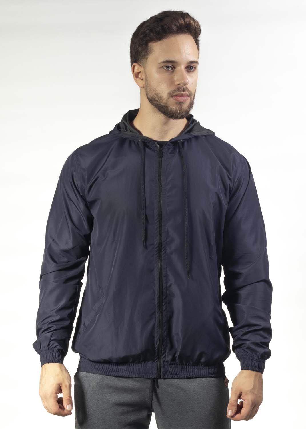 Jaqueta Corta Vento Azul Marinho - MarAdentro